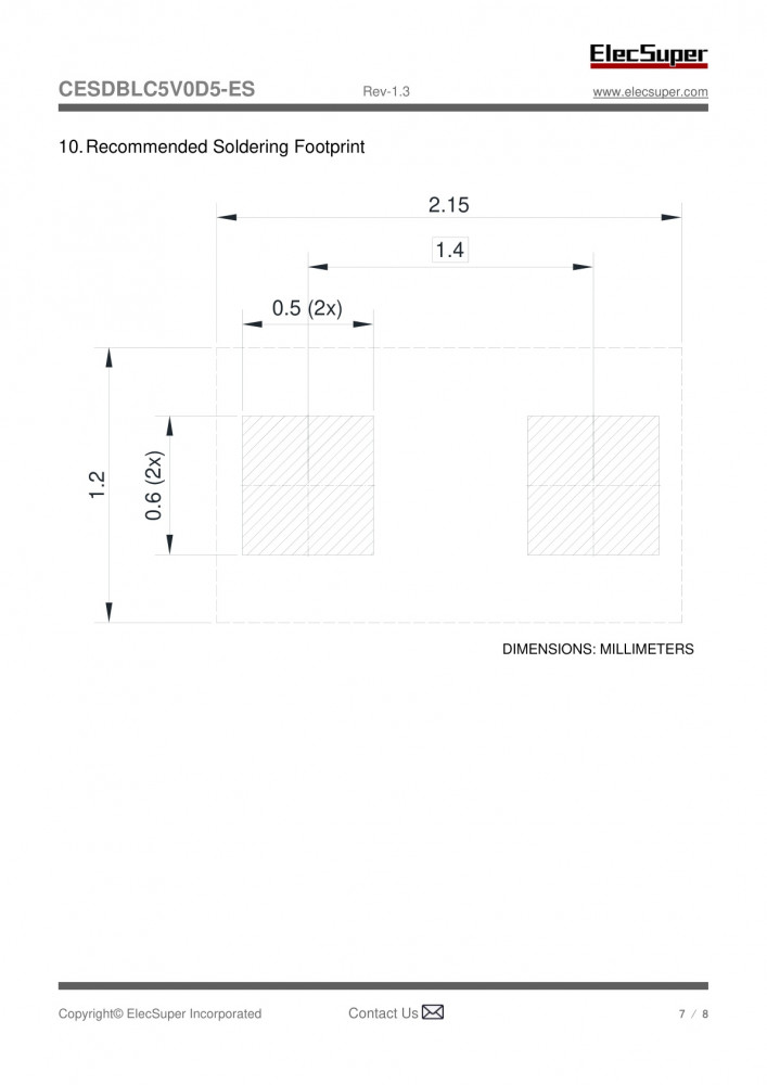 CESDBLC5V0D5-ES datasheet page 7