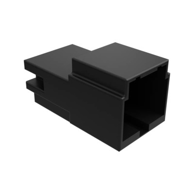2.54mm Pitch, 0.64mm Width H-DAC 64 High Density Automotive Crimp Housing, Dual Row, 8 Circuits, Polarization Option #2, Black for sale