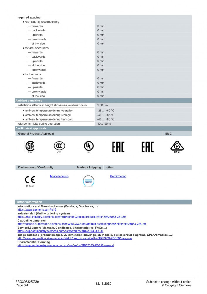 3RQ30532SG30 technical document page 3