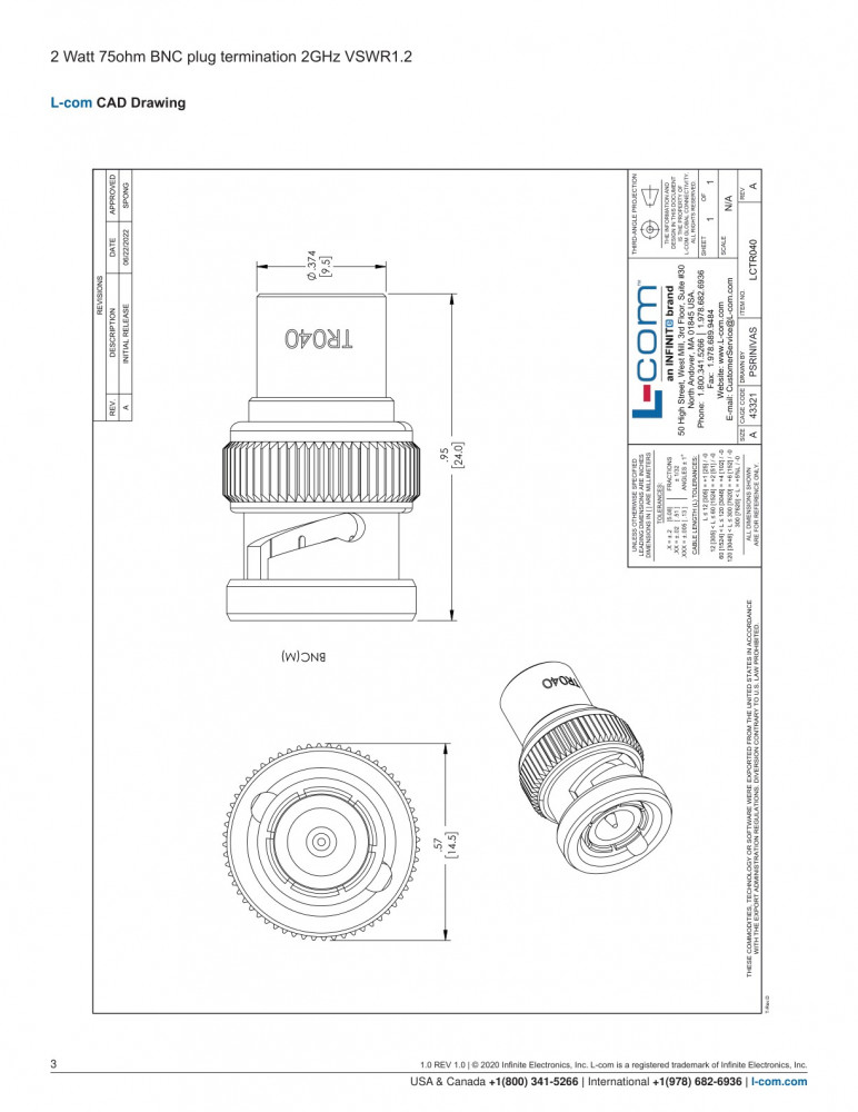 L-com LCTR040 datasheet page 3