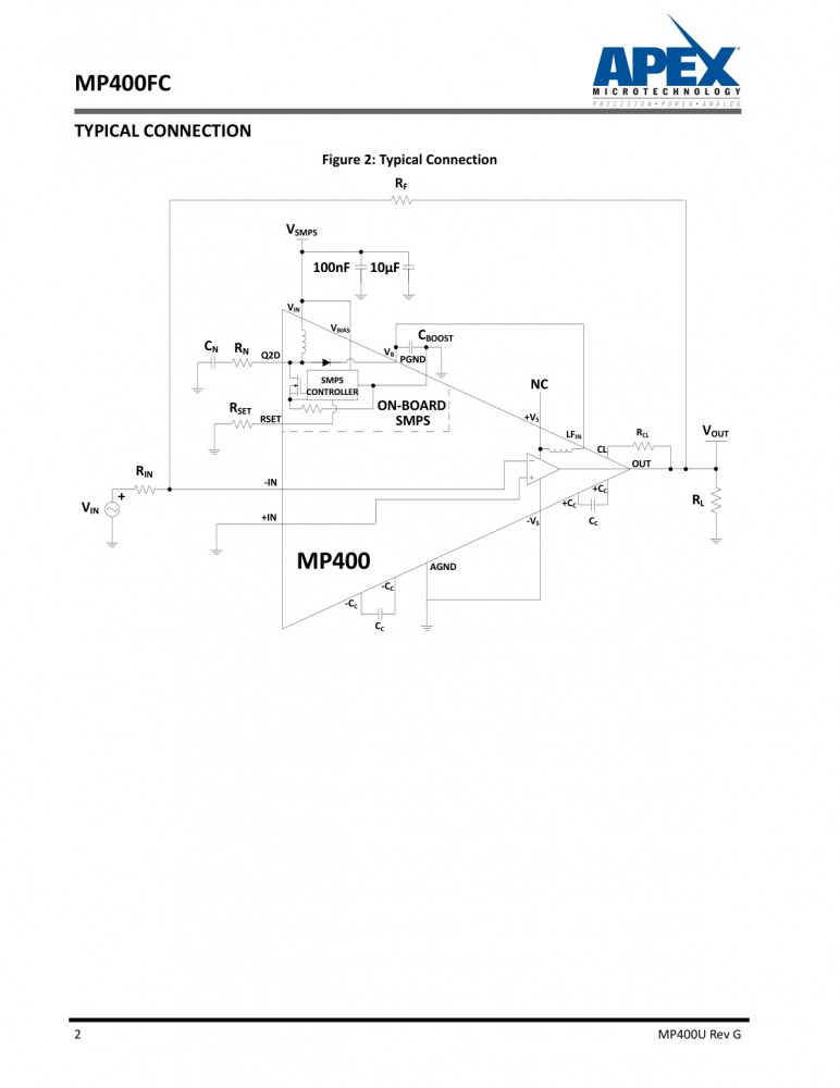 MP400FC datasheet page 2