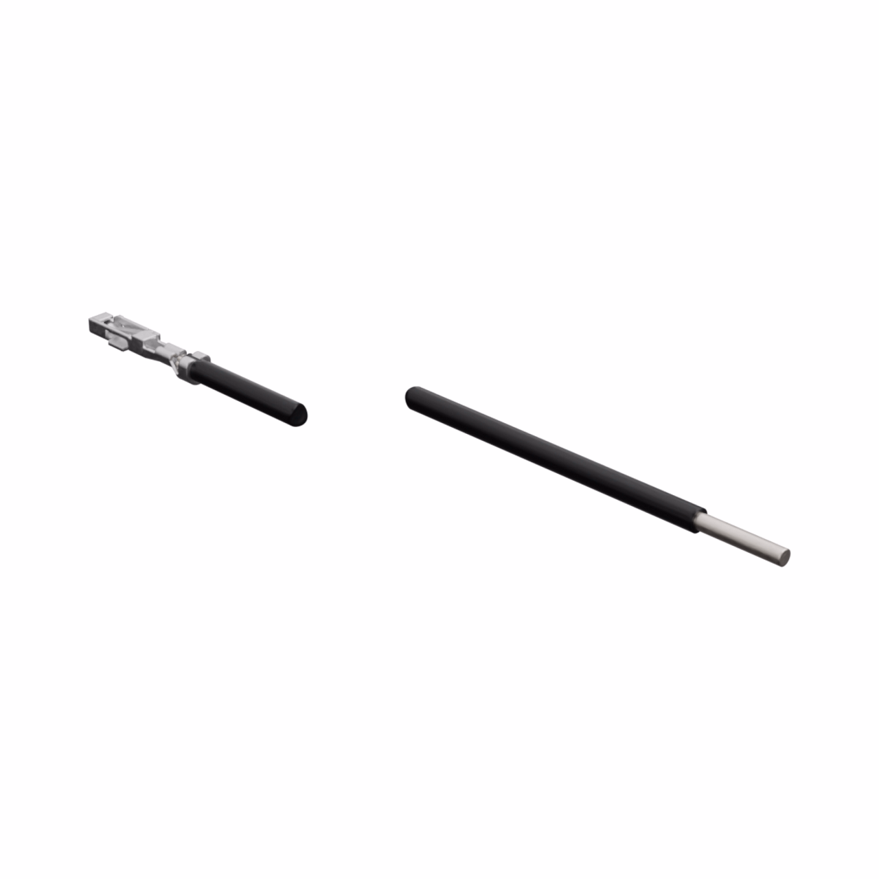 Pre-Crimped Lead iGrid-Female-to-Pigtail, Tin (Sn) Plating, 450.00mm Length, 22 AWG, Black for sale