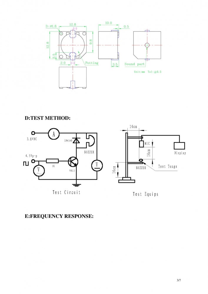 GSD12810YB-3V2400 specification page 3