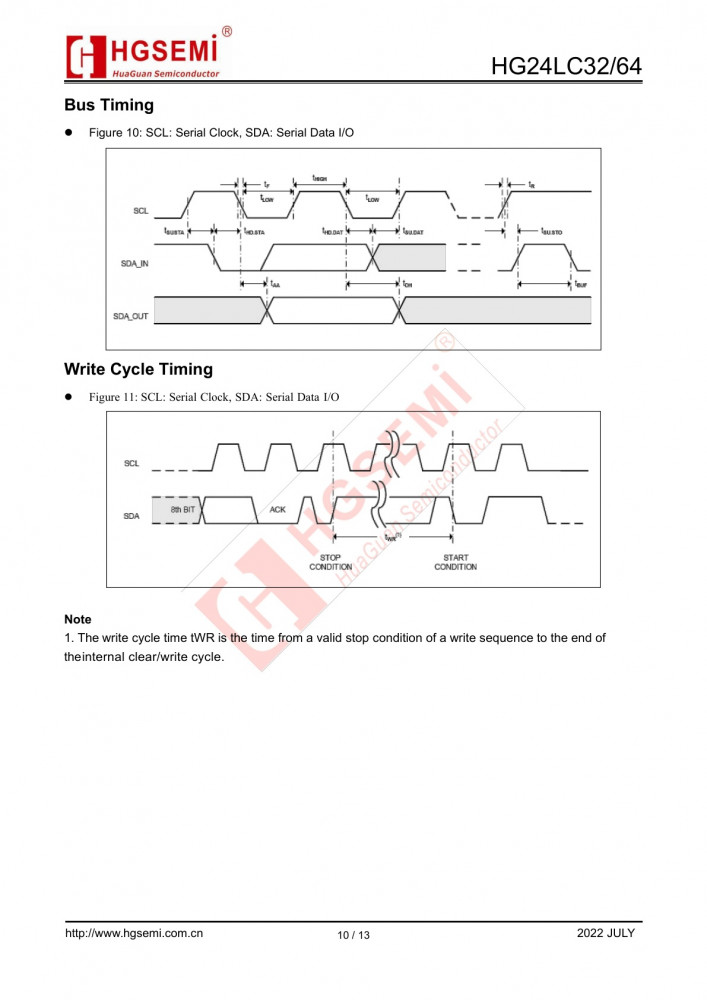 HG24LC32M/TR datasheet page 10