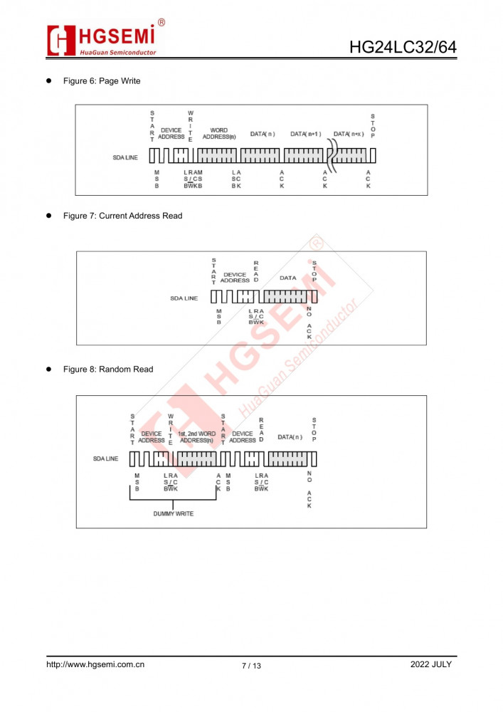 HG24LC32M/TR datasheet page 7