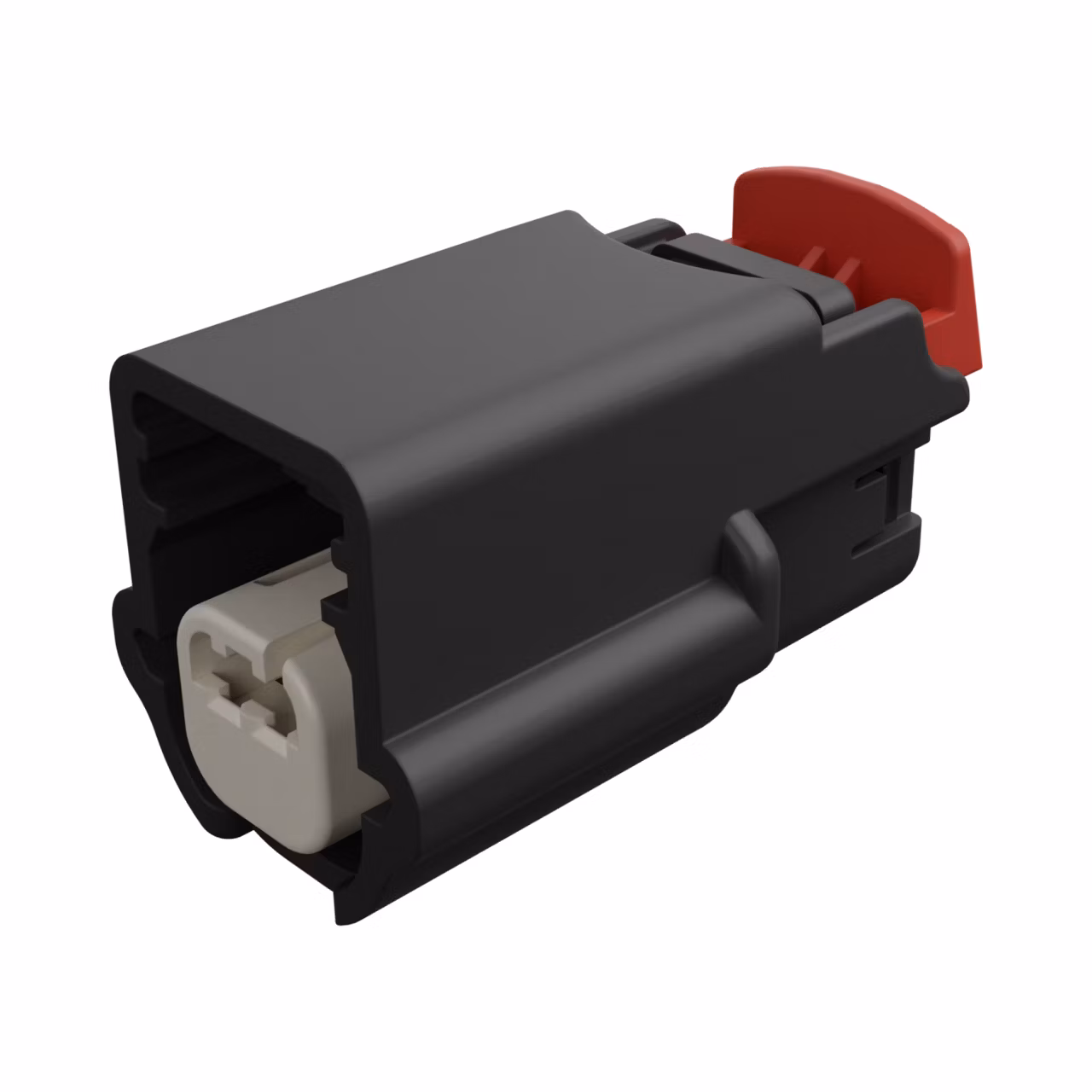 2.54mm MX64 Sealed Single Row Crimp Housing, MX64 Terminal, Dark Gray, 2  Circuits, Key D, with CPA Lock for sale