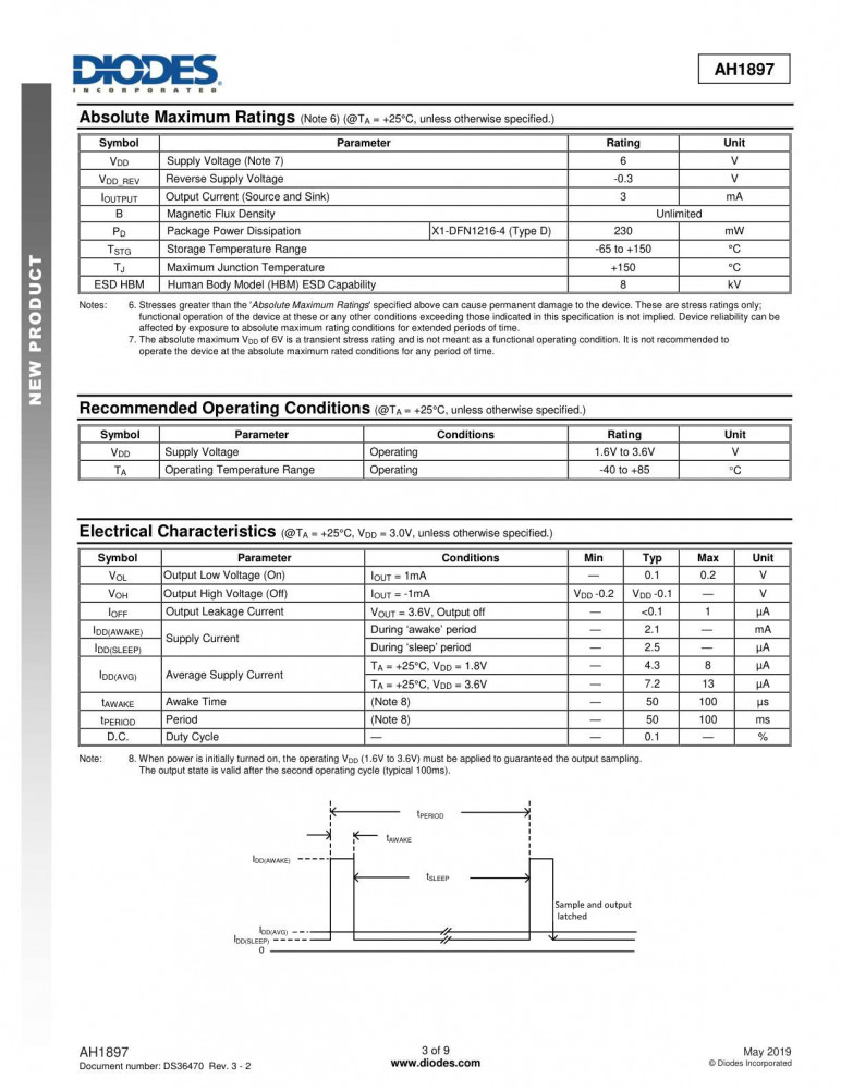 AH1897-FA-7 datasheet page 3