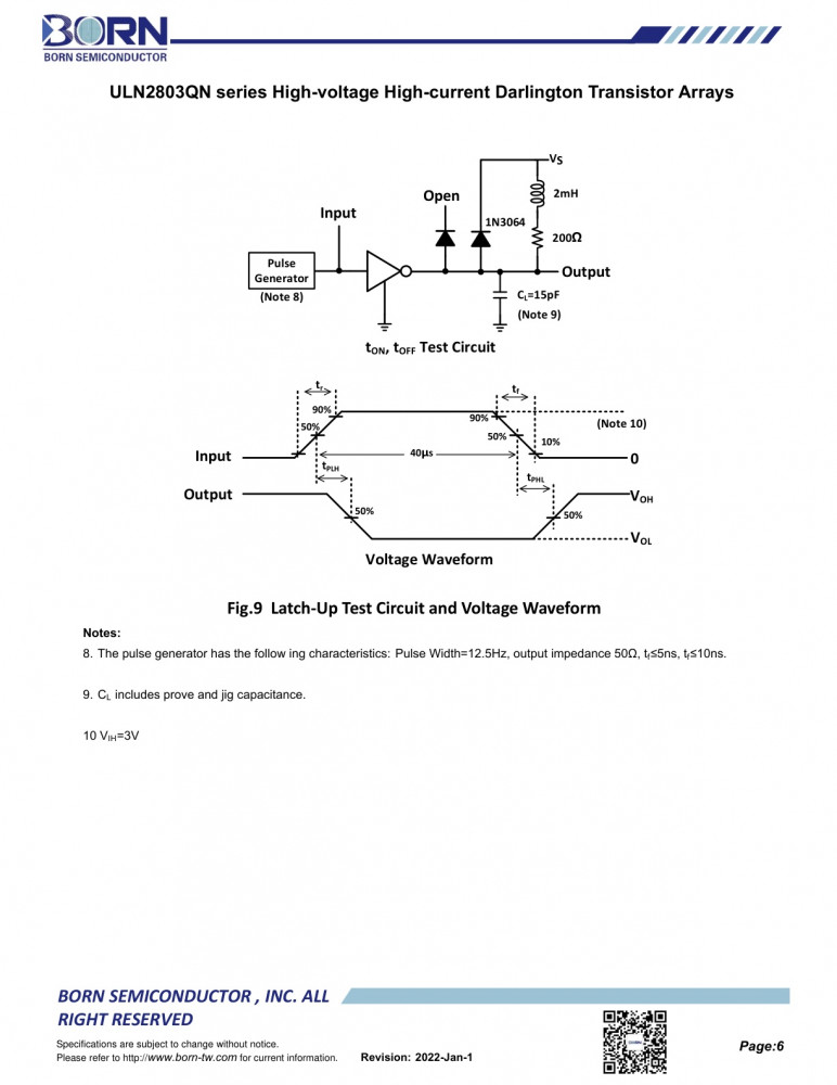 ULN2803QN datasheet page 6