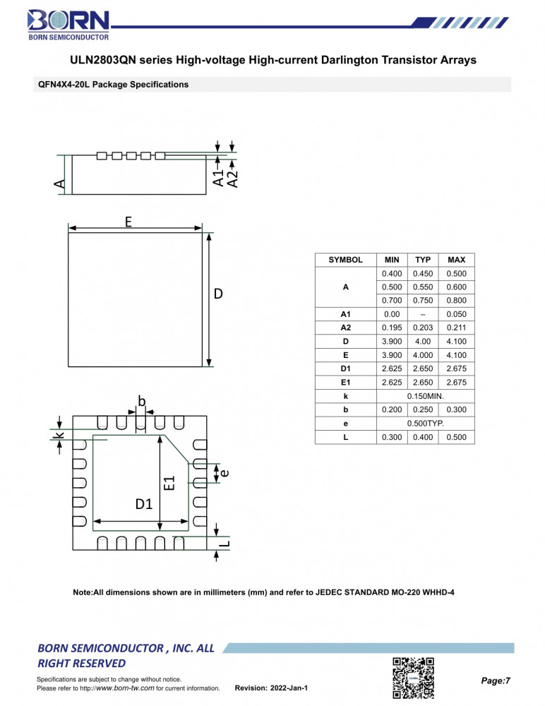 ULN2803QN datasheet page 7