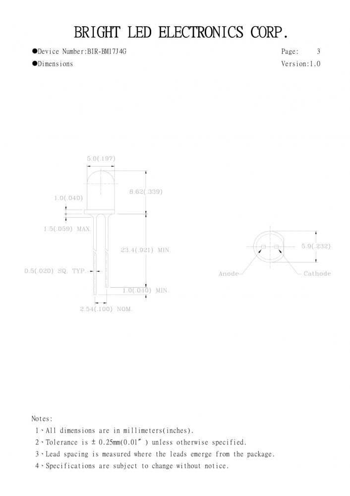 BIR-BM17J4G datasheet page 2