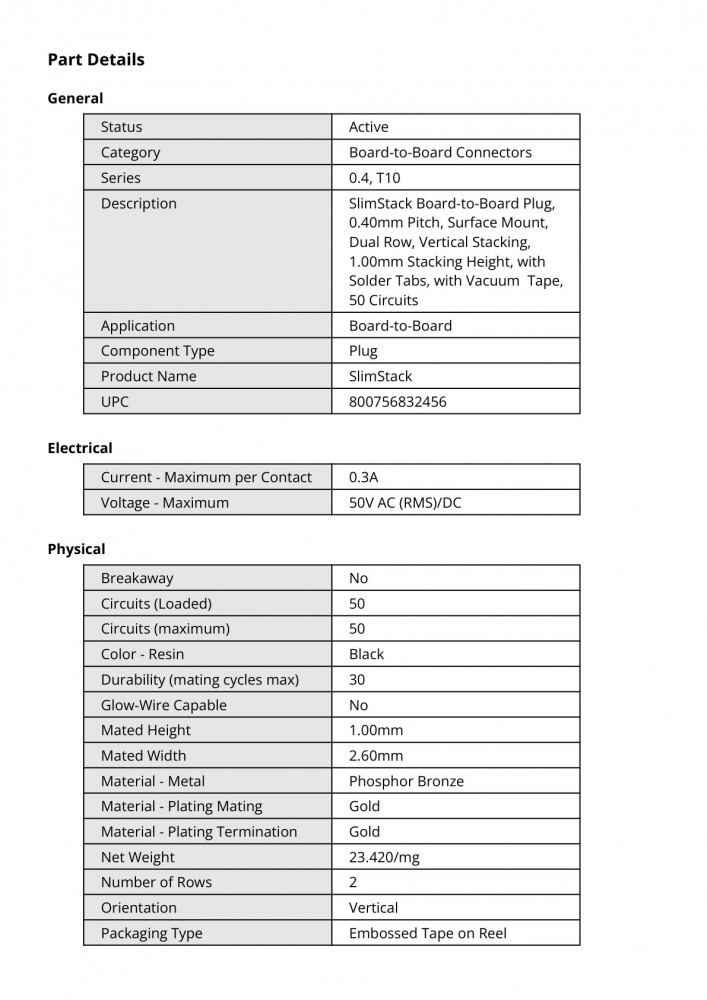 MOLEX 5024305030 technical document image 2