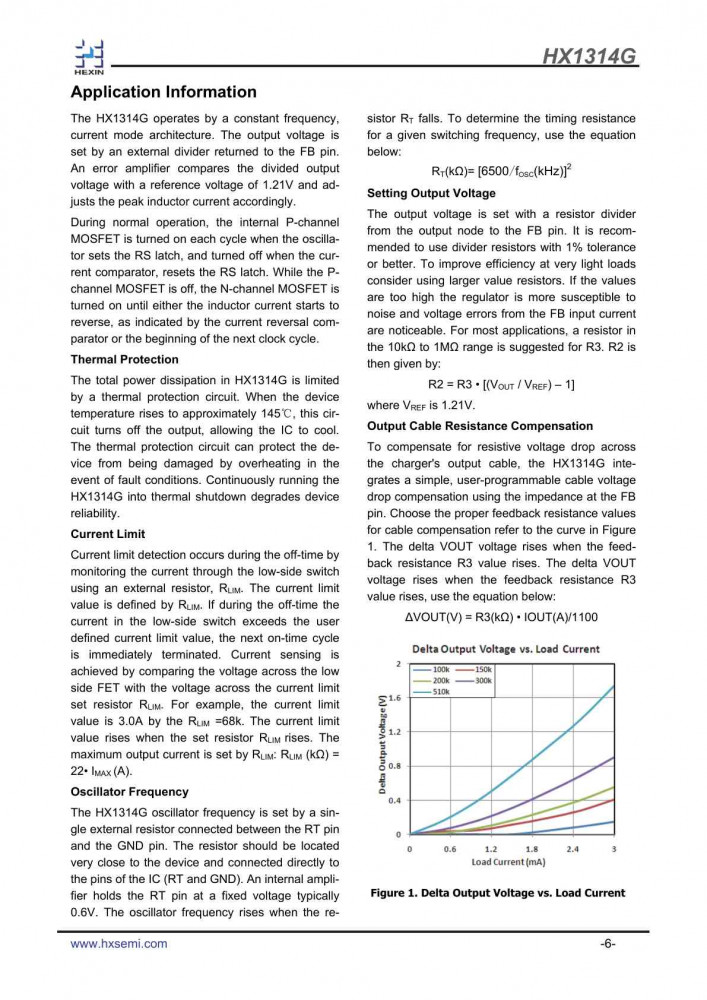 HX1314G datasheet page 6