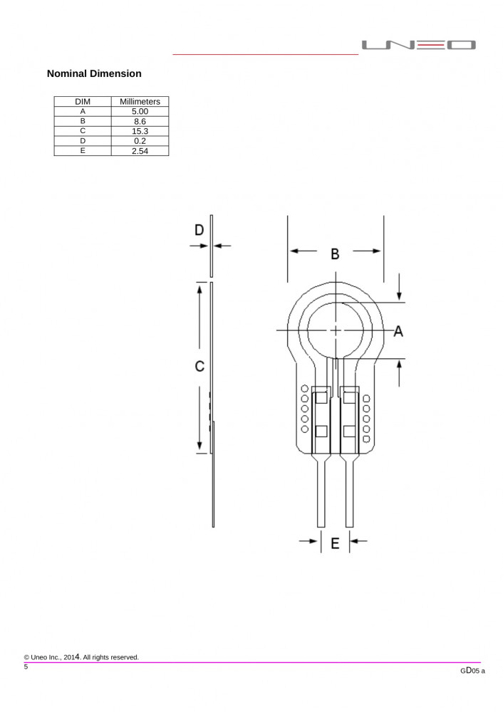 GD05 technical document page 5