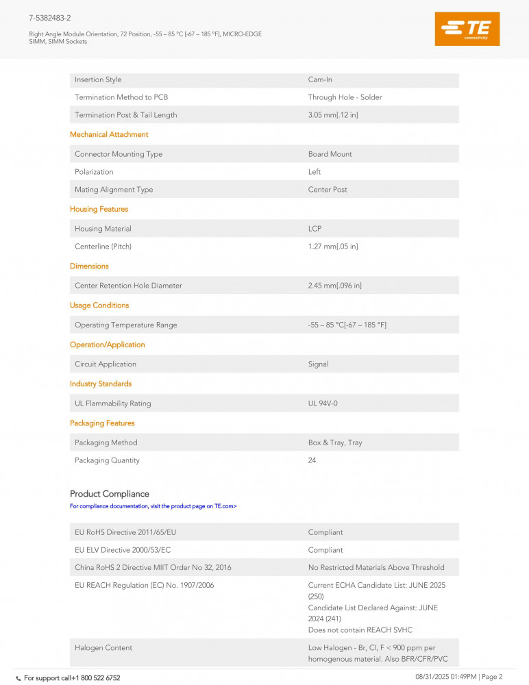 7-5382483-2 technical document page 2