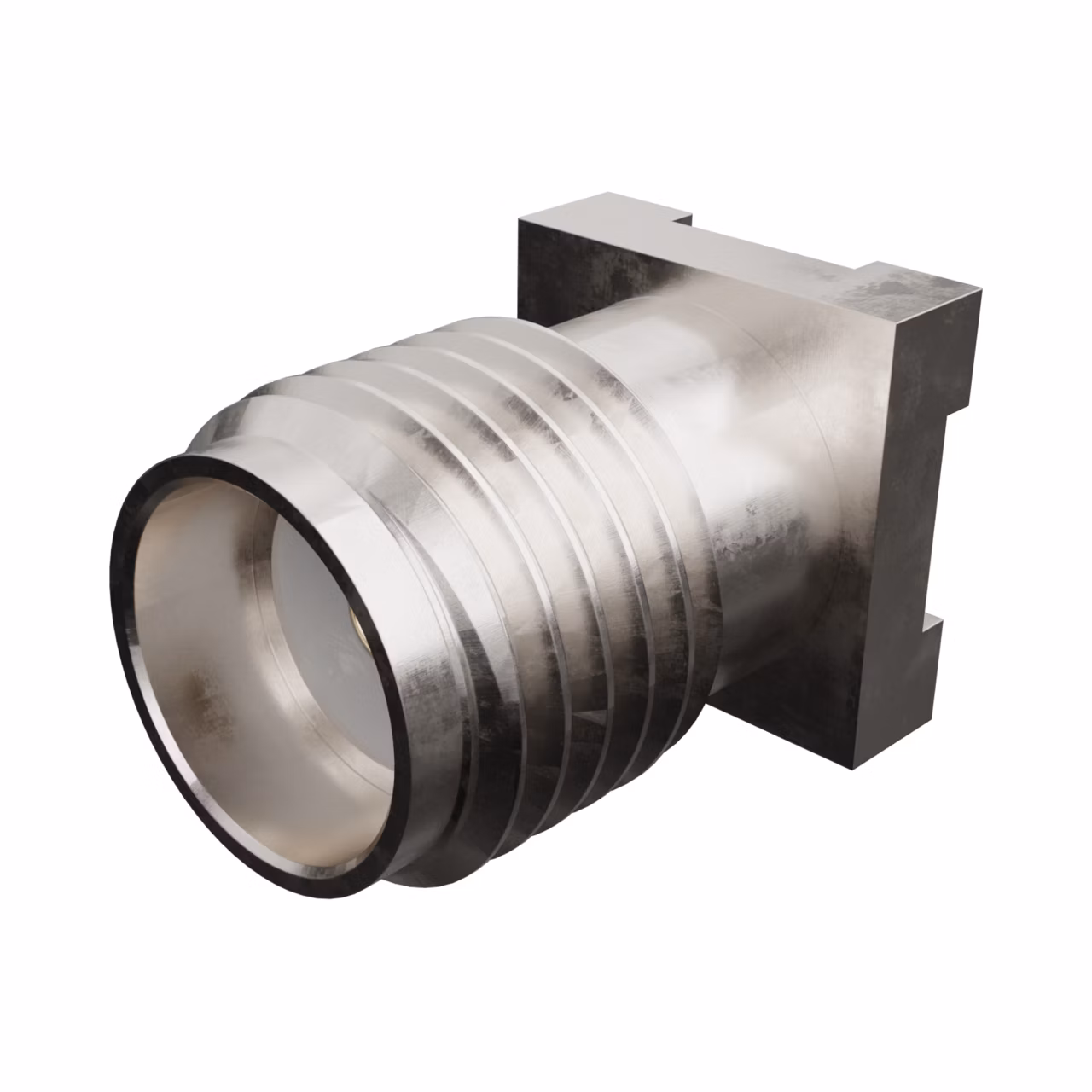 SMA Jack, Straight, PCB Receptacle, Surface Mount, Nickel (Ni) Plated, Tape and Reel (400 Pieces), 50 Ohms for sale