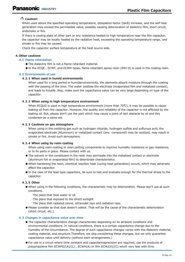 ECHU(X) datasheet page 10