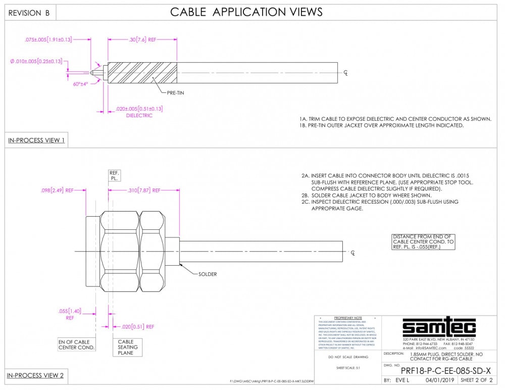 Samtec PRF18-P-C-EE-085-SD drawing page 2