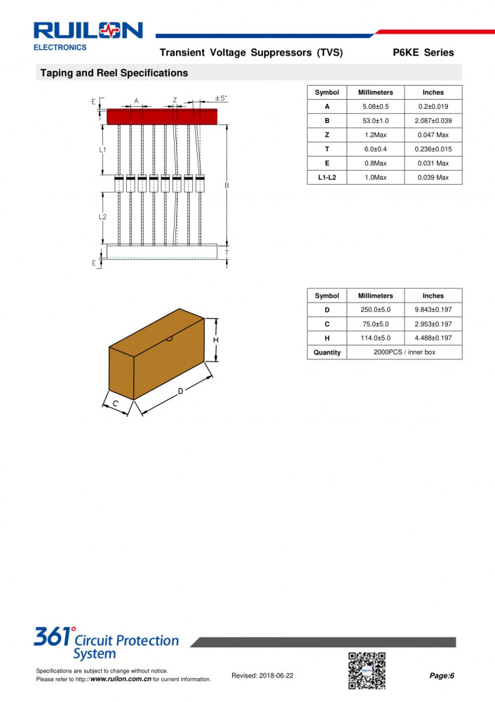 P6KE series datasheet page 6