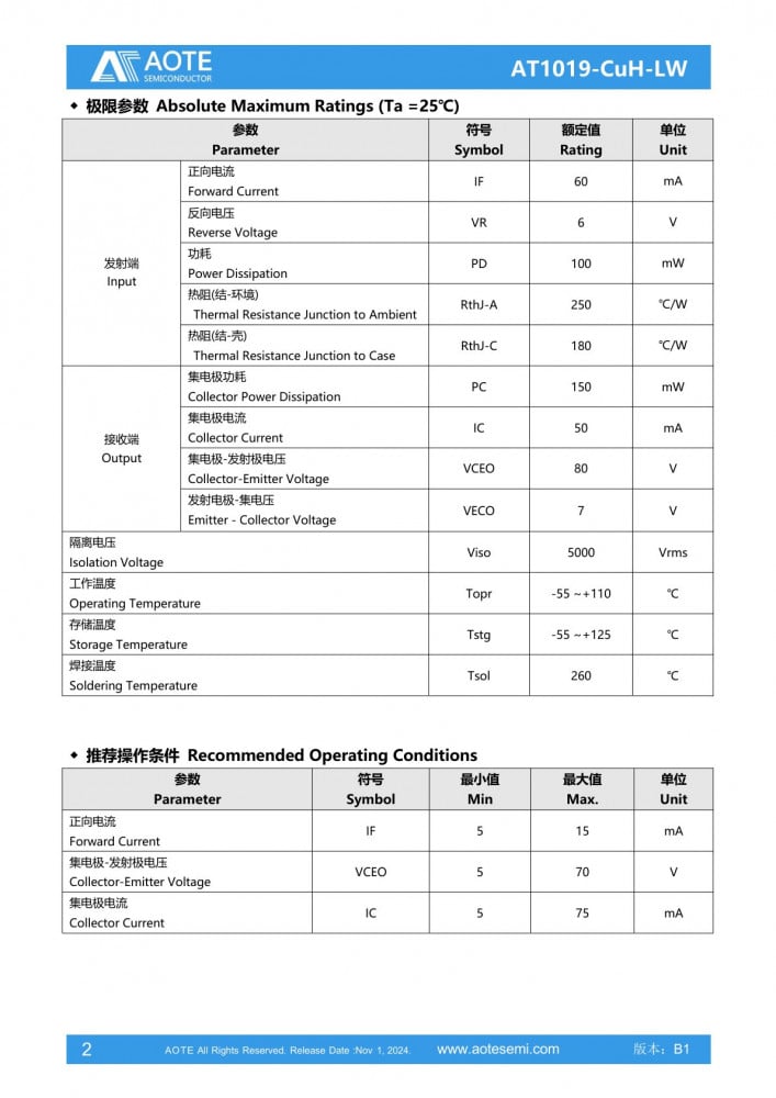 AT1019-CuH-LW datasheet page 3