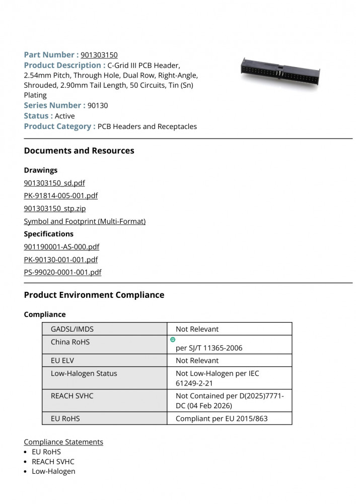 901303150 technical document image, page 1
