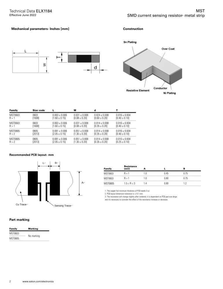 EATON MST datasheet page 2