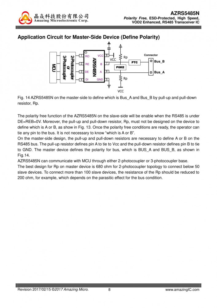 AZRS5485N datasheet page 8
