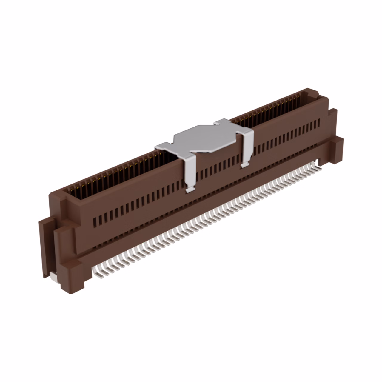 SlimStack Board-to-Board Connector, 0.635mm Pitch, 0.635 Series, Plug, 9.00 or 15.00mm Mated Height, 6.40mm Mated Width, 100 Circuits for sale