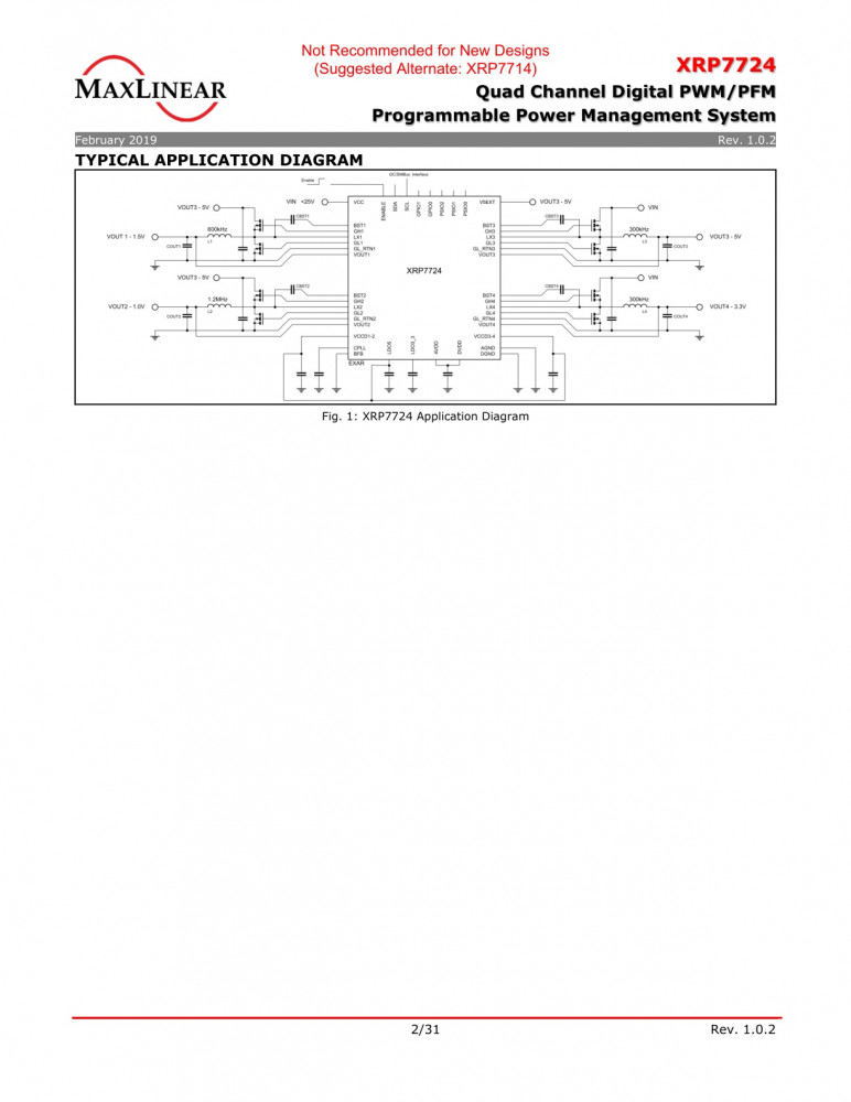 XRP7724 datasheet page 2