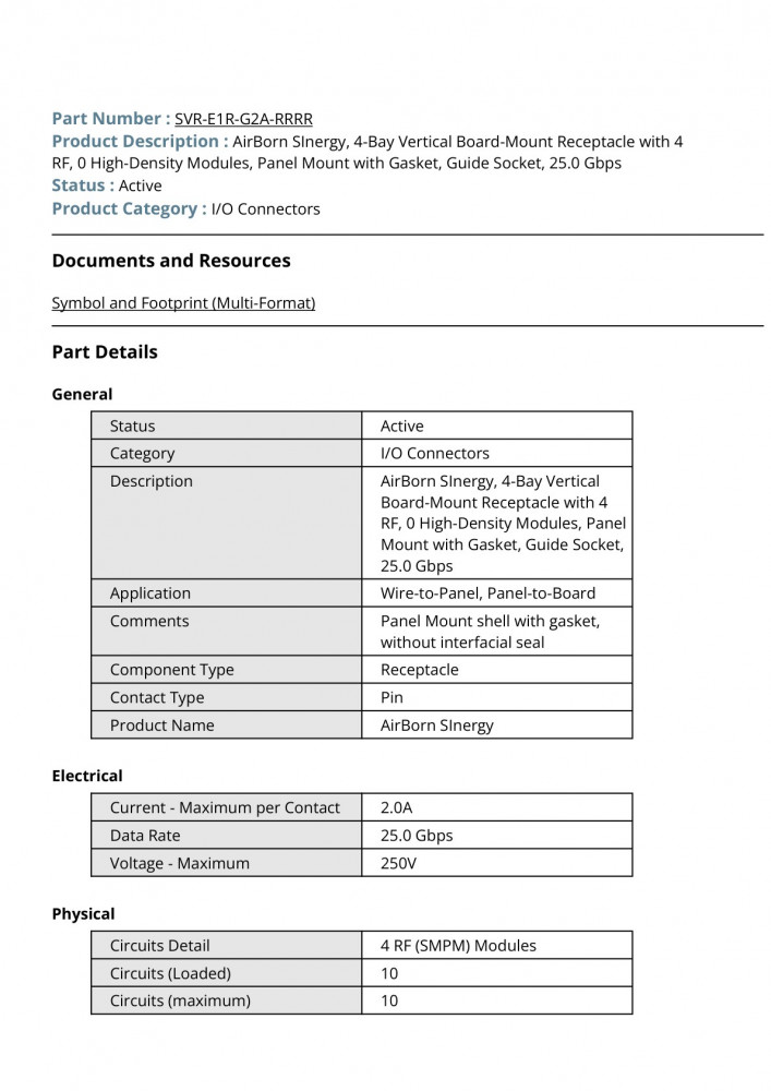 SVR-E1R-G2A-RRRR technical document image 1