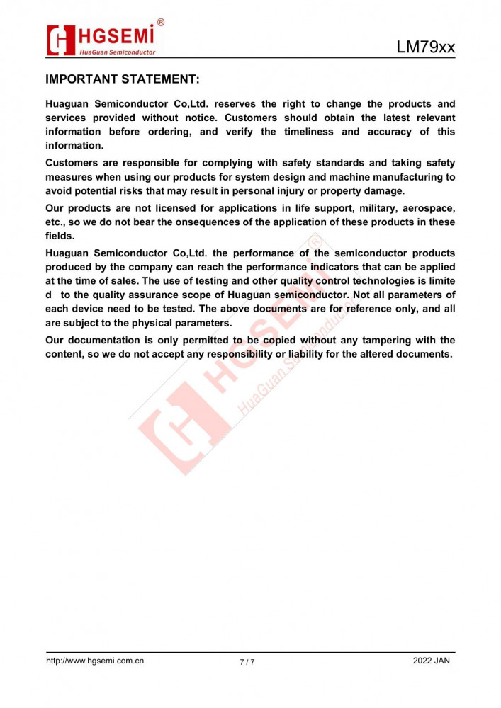 LM7908 datasheet page 7