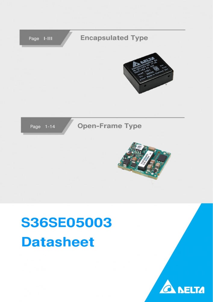 S36SE05003NDFG datasheet page 1