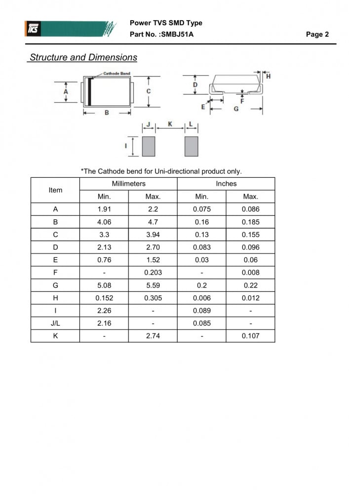 SMBJ51A datasheet page 5