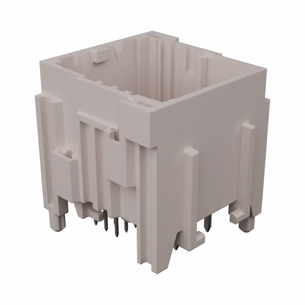 stAK50h Vertical Hybrid Header, 25 Circuits, Key 2, Gray, Tray for sale