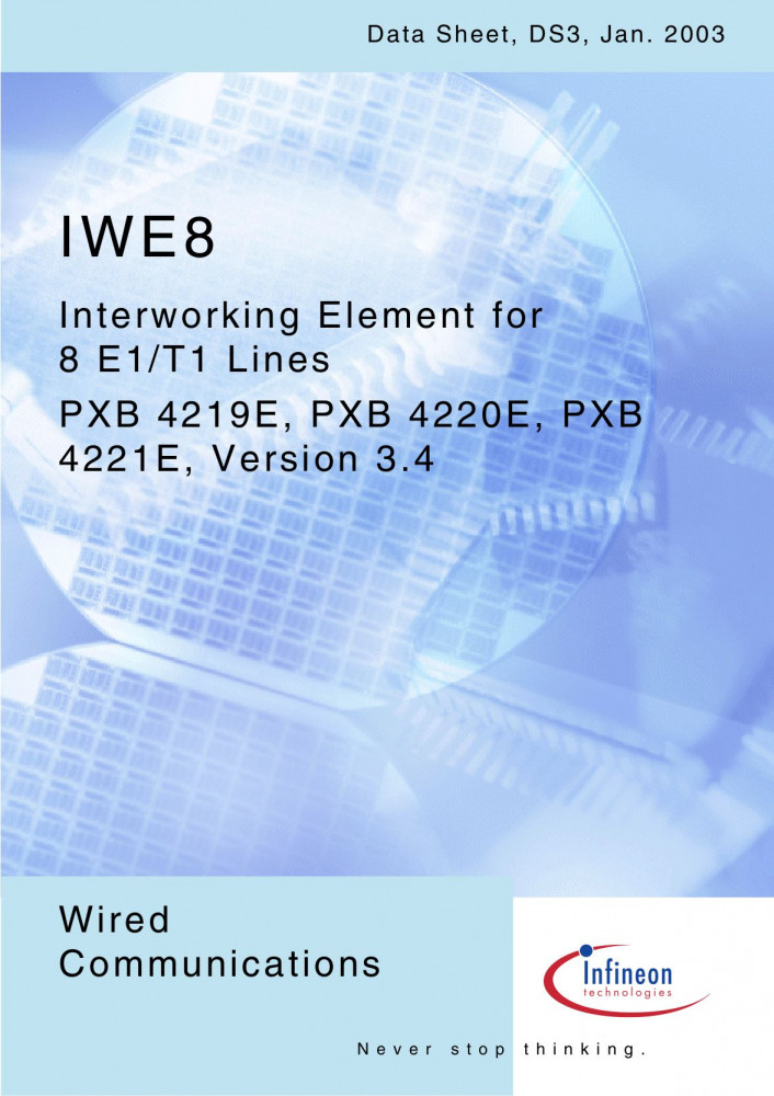 PXB4219EV3.4 datasheet page 1