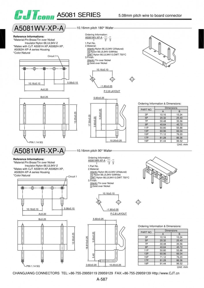 CJT(Changjiang Connectors) A5081H-5P index 6