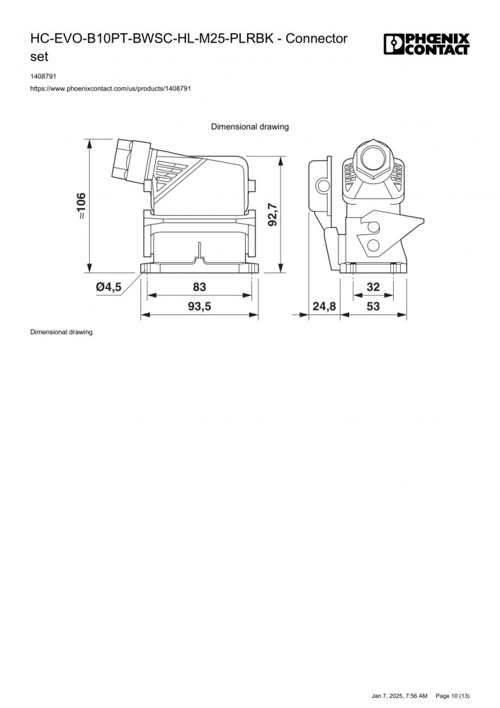 Phoenix Contact 1408791 technical document page 10