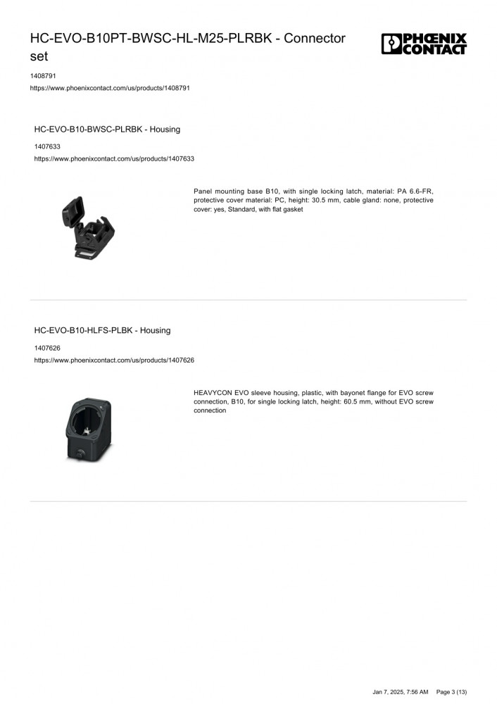 Phoenix Contact 1408791 technical document page 3