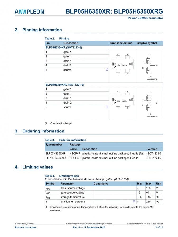 BLP05H6350XRY datasheet page 2