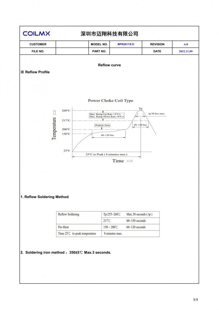 MPR2617 specification page 8