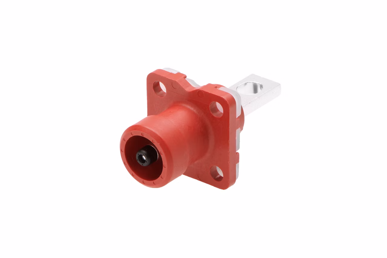 SideWize 3.40mm, 1-circuit, Red Bulkhead Connector, Flat Blade, Tray for sale