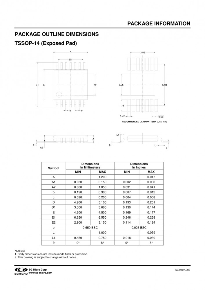 SGM8418-1 datasheet preview, page 10