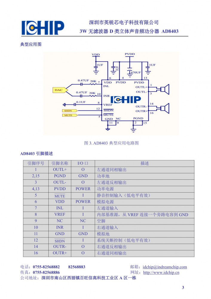 AD8403 datasheet page 4