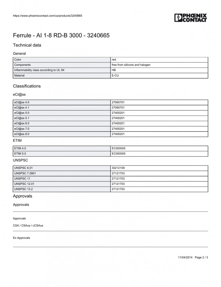 Phoenix Contact 3240665 product document page 2