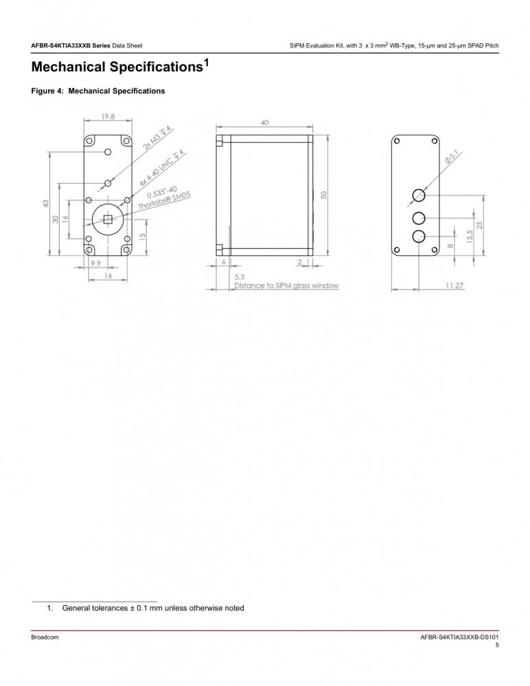 AFBR-S4KTIA3315B datasheet page 5