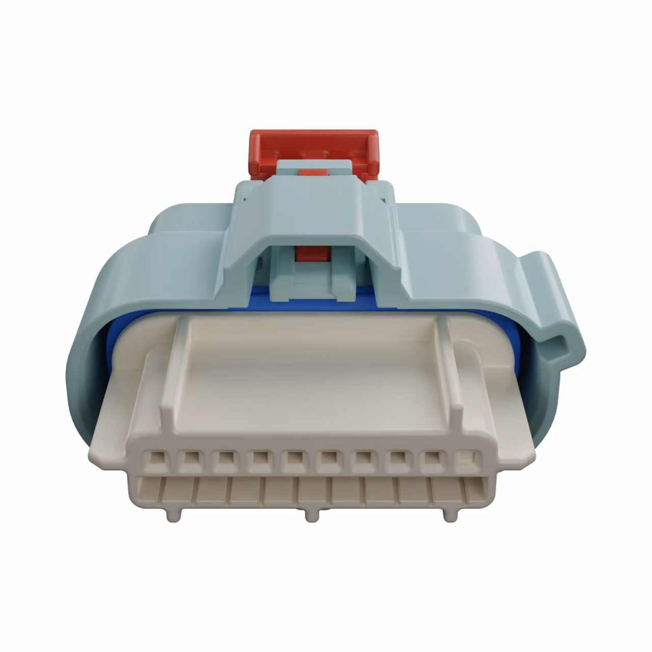 Squba Sealed Receptacle Assembly with CPA, 1.80mm Pitch, Single Row, 10 Circuits, Mint for sale