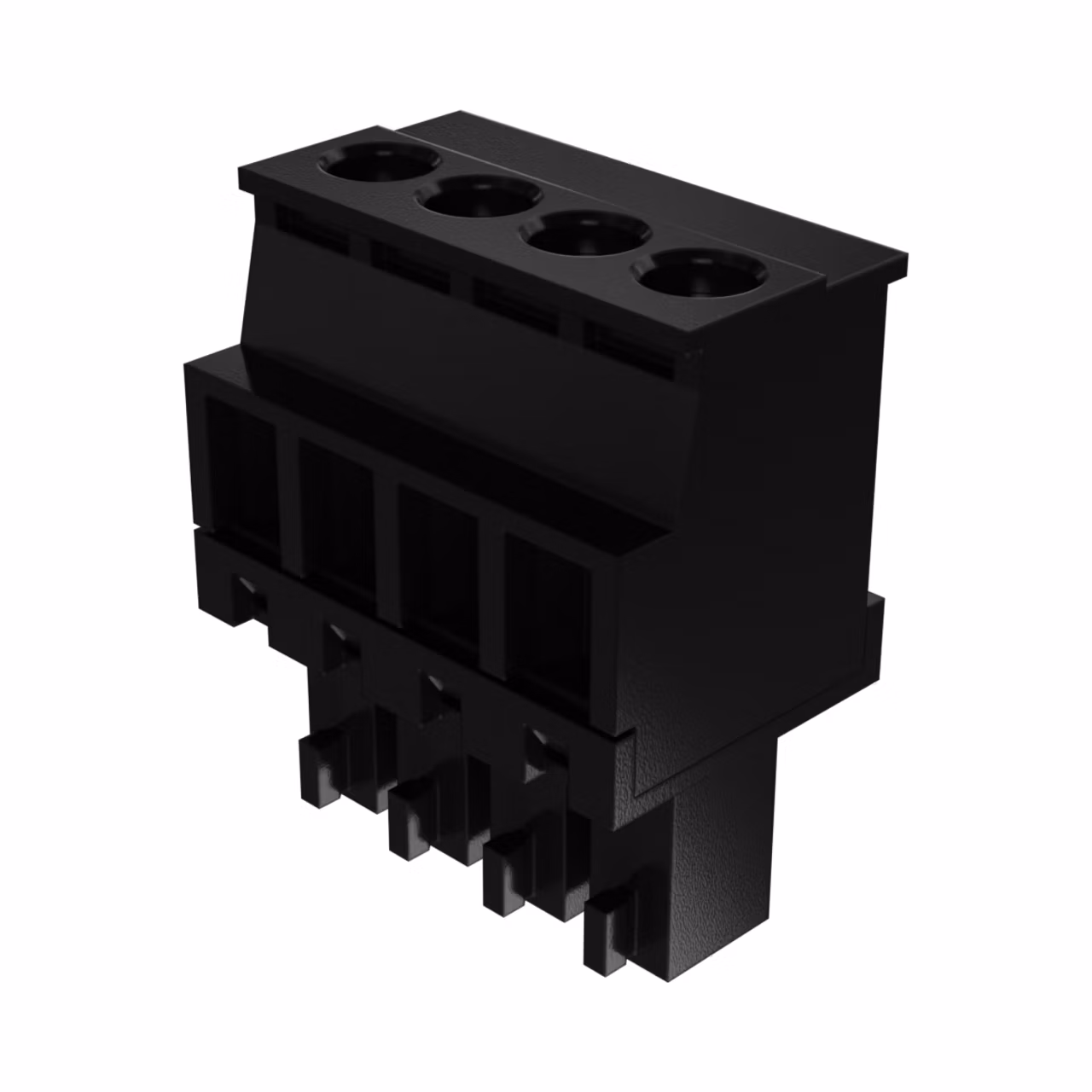 3.81mm Pitch Eurostyle Vertical Plug, Front Wire Entry, 4 Circuits for sale