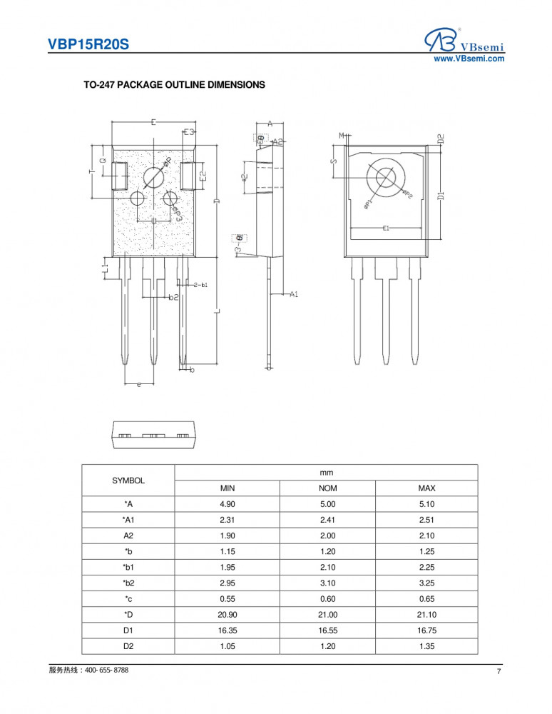 VBP15R20S datasheet page 7