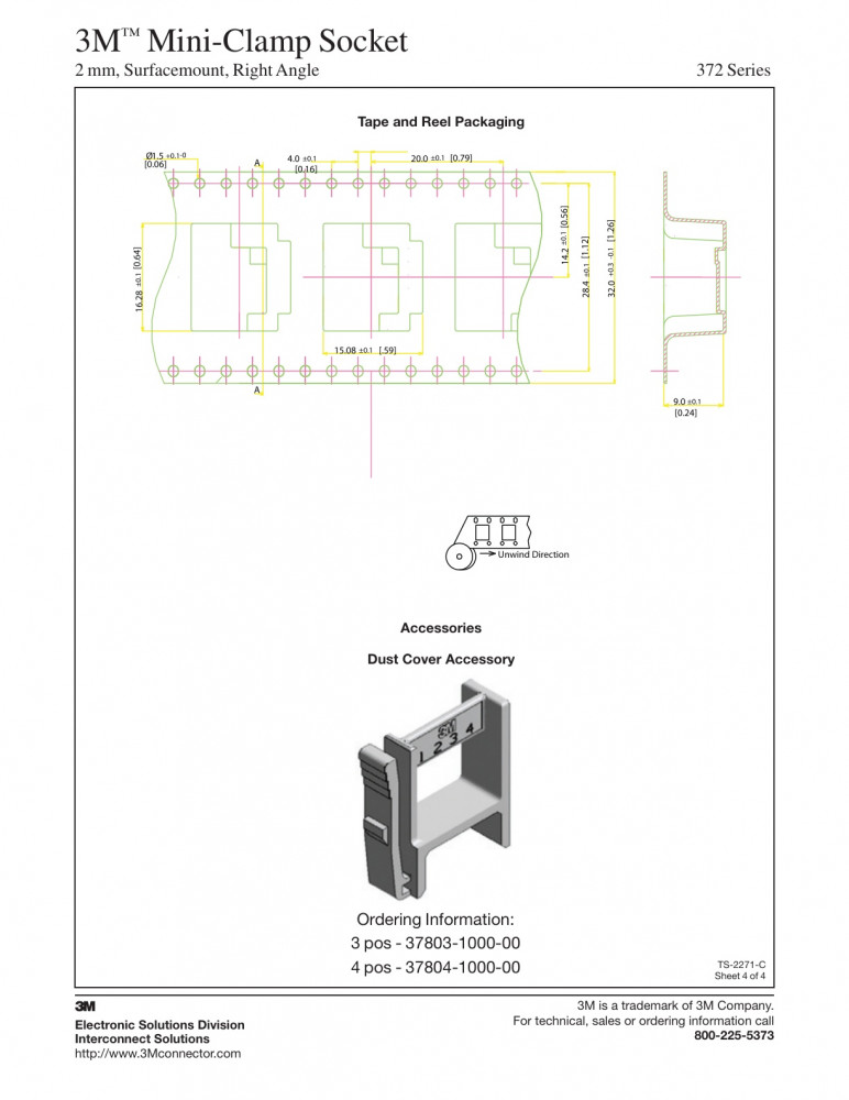 3M 37203-1AE0-003 PL technical document sheet 4