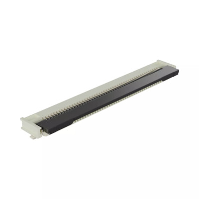 Easy-On FFC/FPC Connector, 0.50mm Pitch, 1.90mm Height, Single Bottom Contact (FS19), Right-Angle, Surface Mount, ZIF, 50 Circuits, Tin-Bismuth Plating for sale