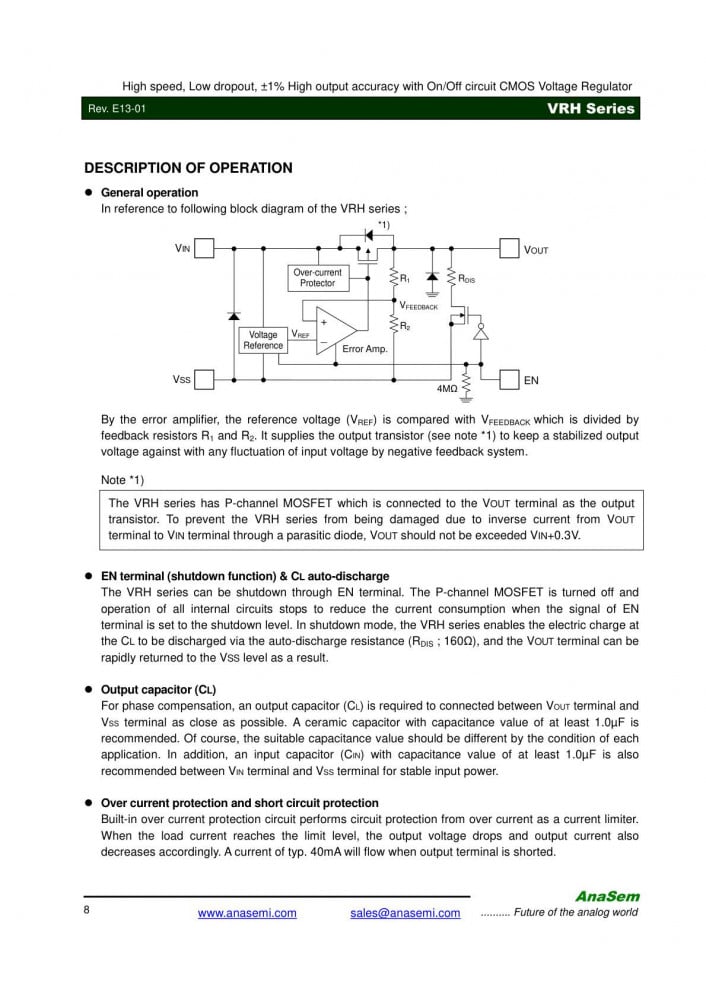 VRH series datasheet page 9